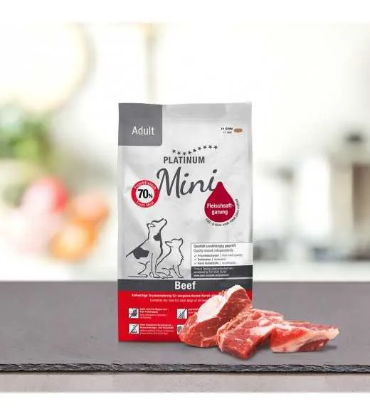 PLATINUM OKSEKØD + KARTOFLER VOKSEN HUNDEFODER